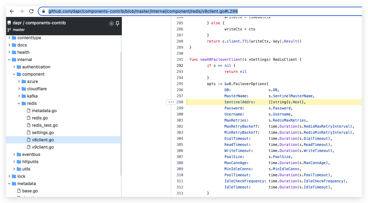 Redis pub/sub support sentinel auth and multi sentinel addrs · Issue #2410 · dapr/components ...