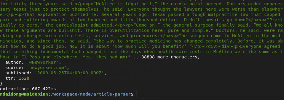 Incomplete extraction of URL content · Issue #313 · extractus/article-extractor · GitHub
