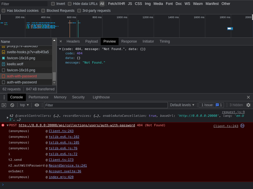 Authenticating returns 404 · Issue #81 · pocketbase/js-sdk · GitHub