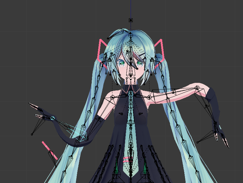 Sour type model‘s Skeleton is broken with MMDTools · Issue #153 · powroupi/blender_mmd_tools ...