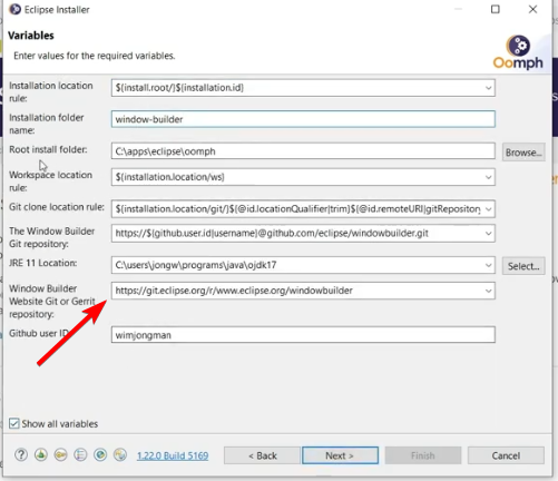 Oomph setup for Window Builder? · Issue #54 · eclipse-windowbuilder/windowbuilder · GitHub