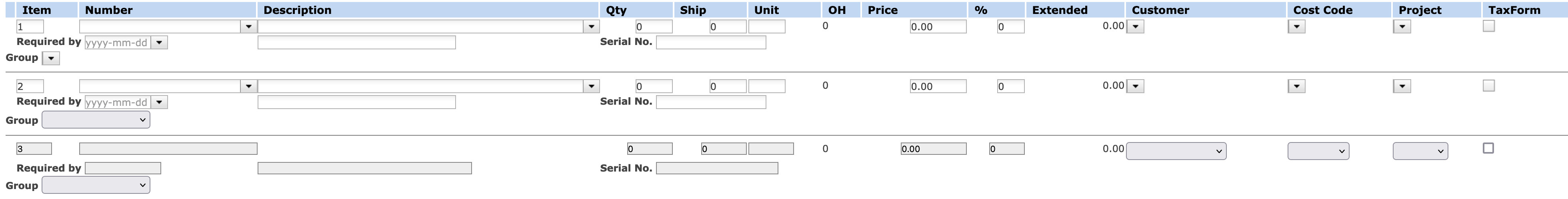 Mixed Widgets on Order Entry -> Sales Order · Issue #6911 · ledgersmb ...
