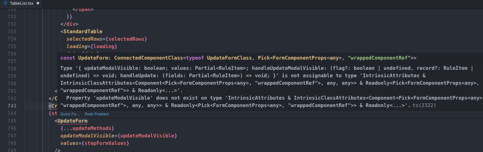 TableList.tsx里面的子组件报错。 · Issue #4185 · ant-design/ant-design-pro · GitHub