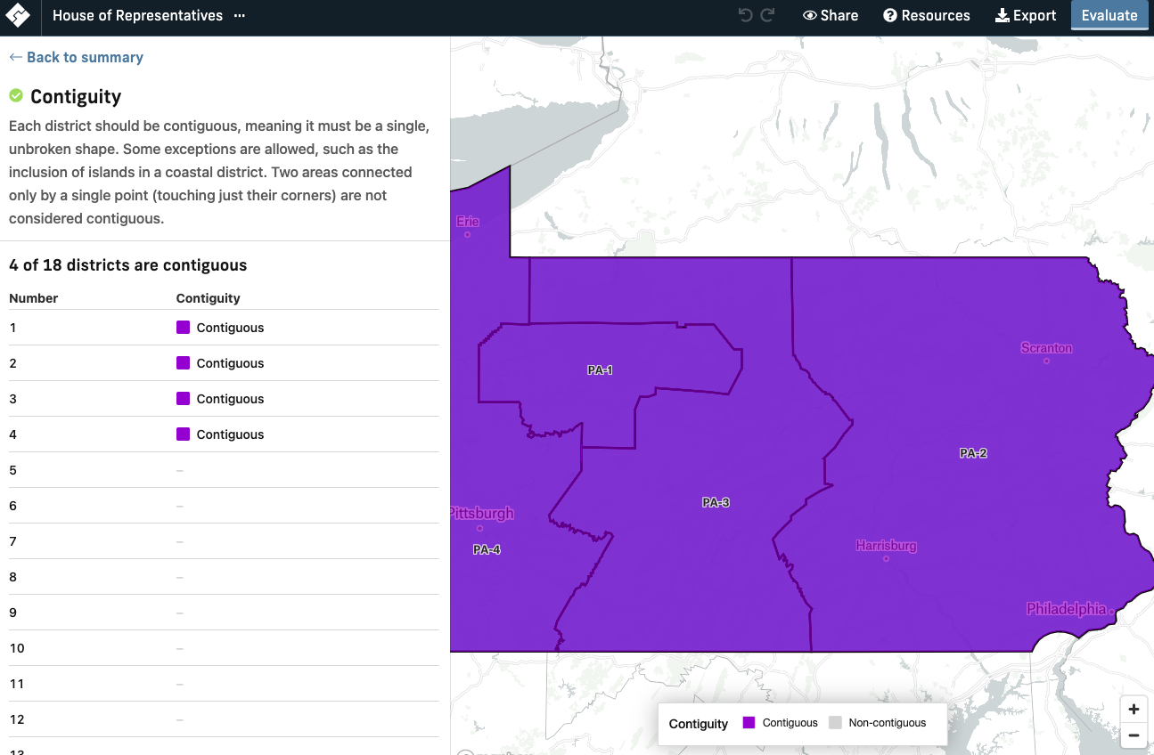 City labels displayed under the choropleth layer on "Contiguity" · Issue #901 · PublicMapping ...