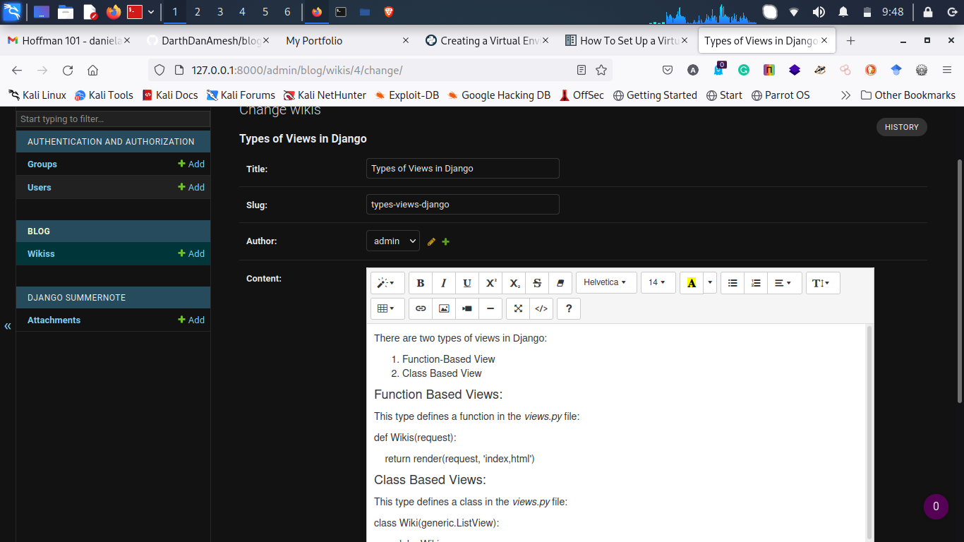 GitHub - DarthDanAmesh/blog-portfolio