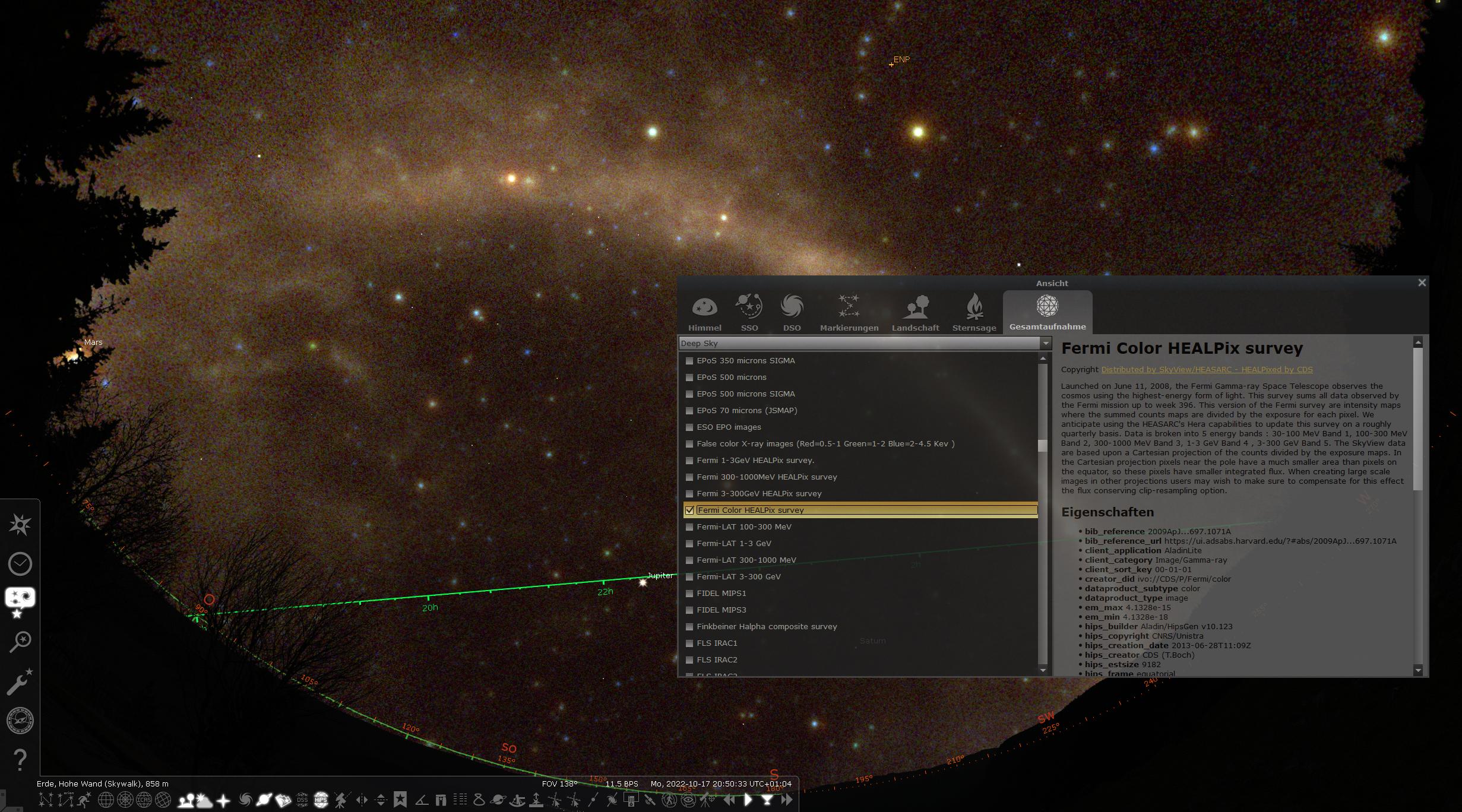 Add non-visible light all-sky survey(s) as backgrounds · Stellarium stellarium · Discussion ...