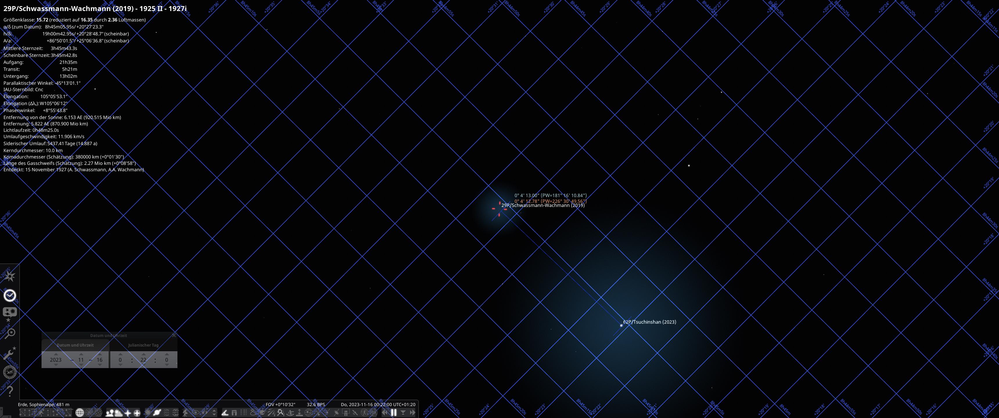 Comets 29P and 62P wrong position in Stellarium · Stellarium stellarium · Discussion #3510 · GitHub