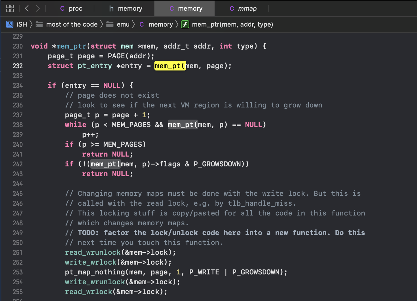 Locking Issue (pthread_rwlock_destroy()) · Issue #1684 · ish-app/ish · GitHub