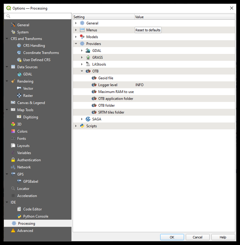Problem with OTB installation: OTB folder is not set · Issue #52296 · qgis/QGIS · GitHub