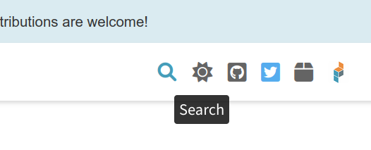 Add Tooltips For The Header Navbar Icons · Issue 920 · Pydatapydata Sphinx Theme · Github