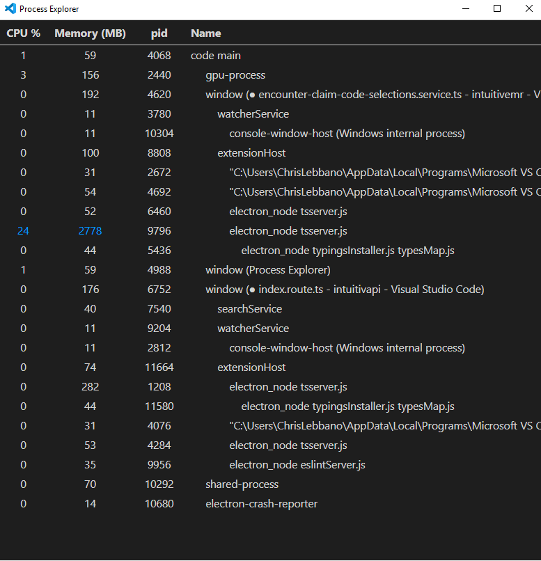 Typescript intellisense is causing memory issues · Issue #159 · MicrosoftDocs/intellicode · GitHub