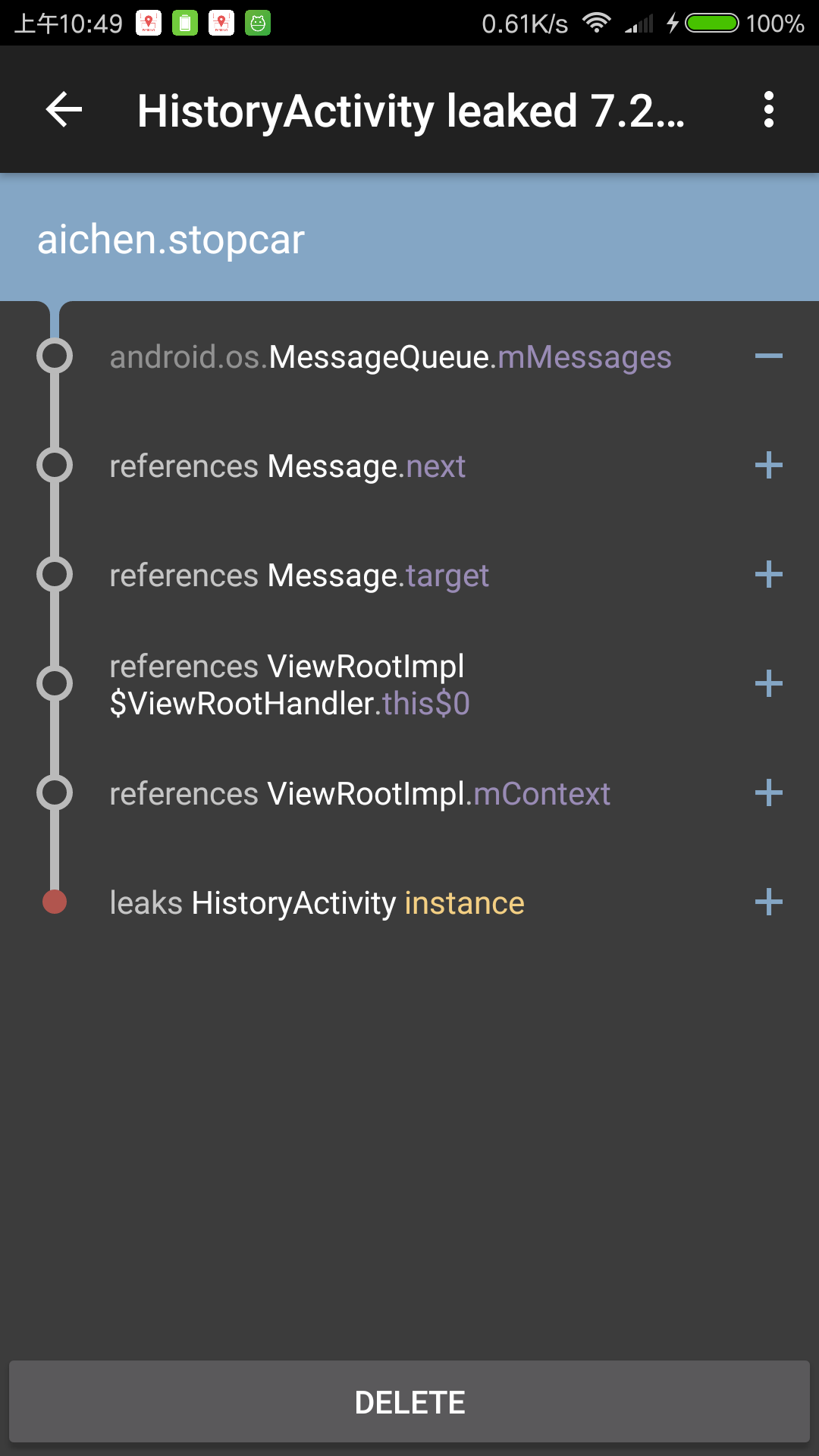 遇到内存泄露问题，请看详情！ · Issue #99 · scwang90/SmartRefreshLayout · GitHub