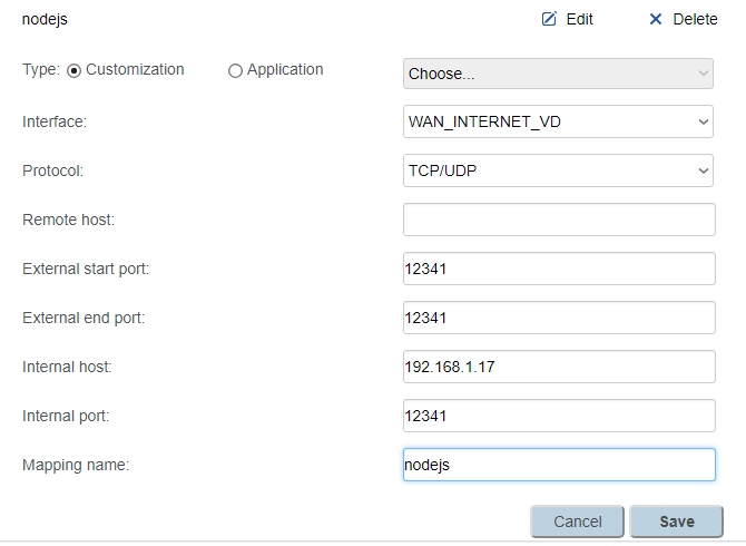 connecting nodejs server with ipv4, not localhost · Issue #1358 · nodejs/help · GitHub