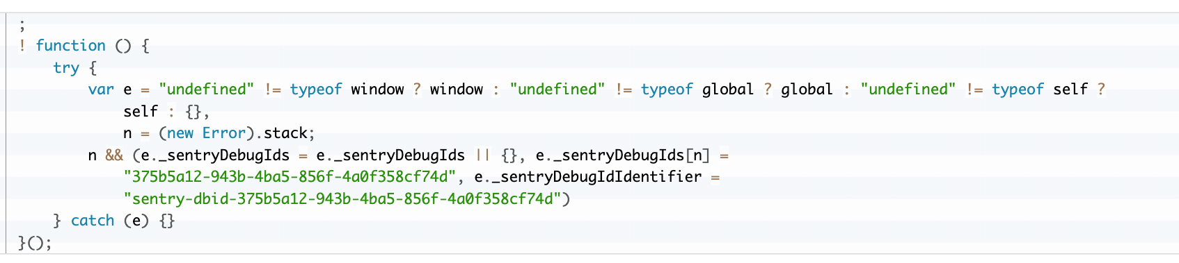 Error Vite Build With Sourcemap Upload But Got Syntax Error · Issue 337 · Getsentrysentry