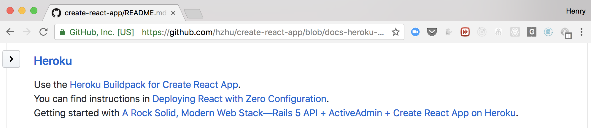 Add link for using a modern web stack on Heroku in the user guide by hzhu · Pull Request #4545 ...