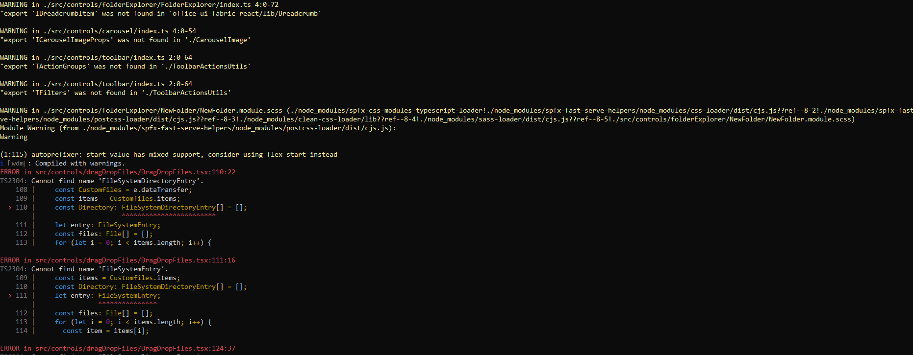 Dev Branch Serve Issue · Issue 1555 · Pnpsp Dev Fx Controls React · Github 4877