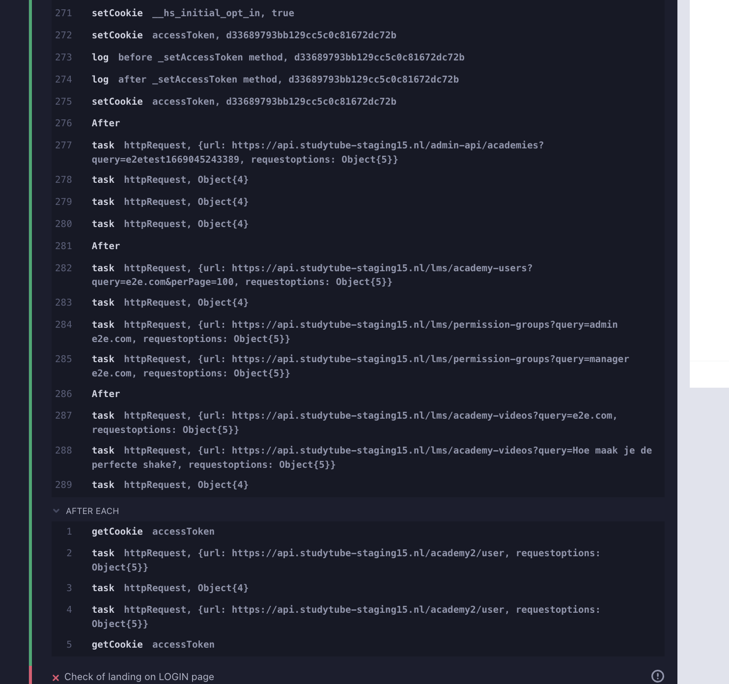 Aftereach And After Tags Sometag Is Executing In Wrong Order · Issue 884 · Badeball