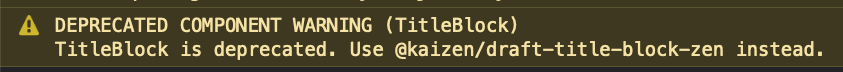 Ensure all deprecated components have been listed as deprecated · Issue ...