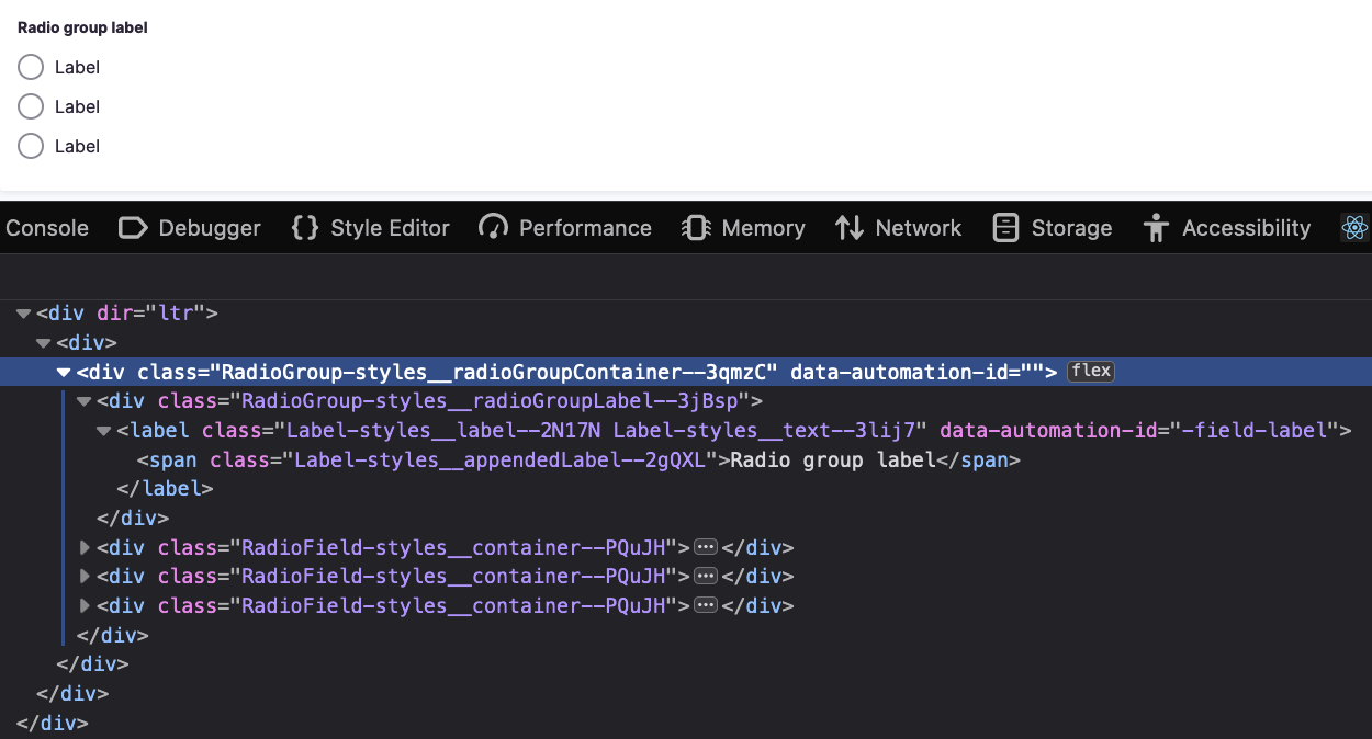 Radio Group should be marked up as a radiogroup and labelled · Issue #2409 · cultureamp/kaizen ...