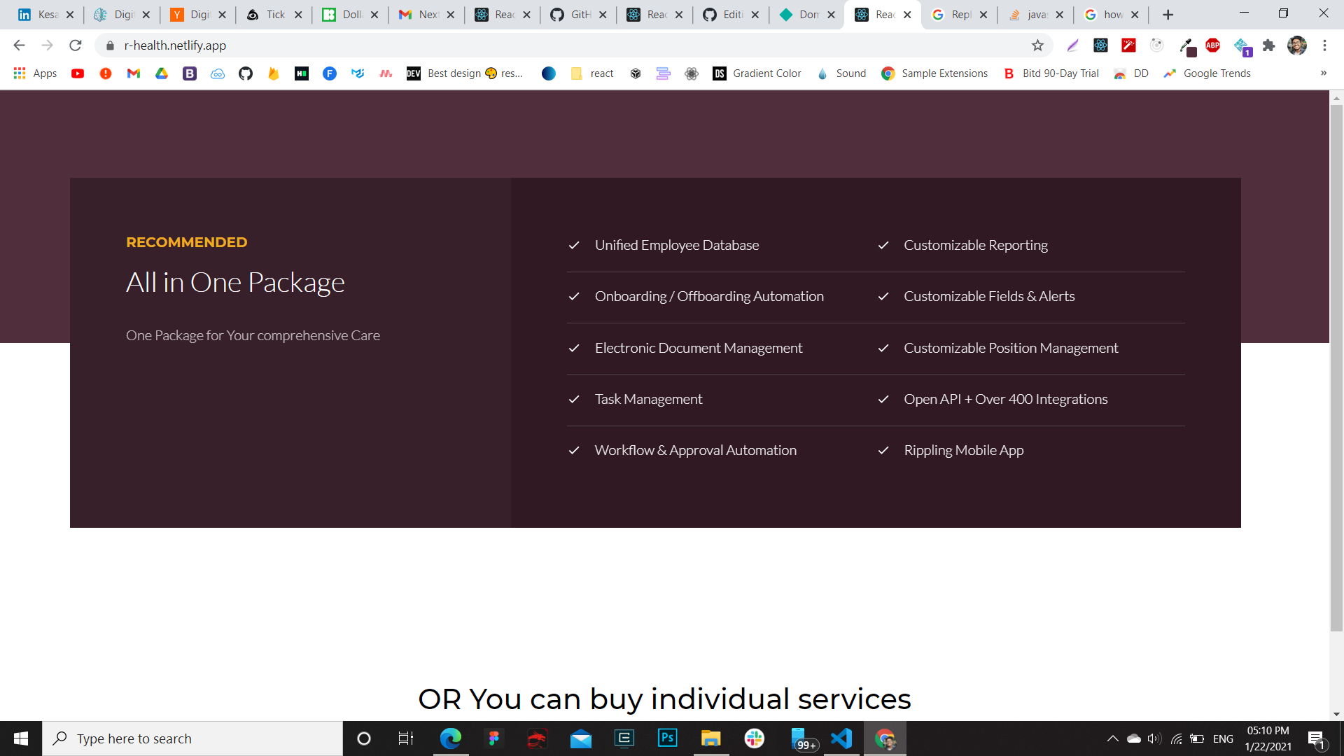 Github Gobinda168r Health Implemented Mockup Using Reactjs Typescript Sass 7117
