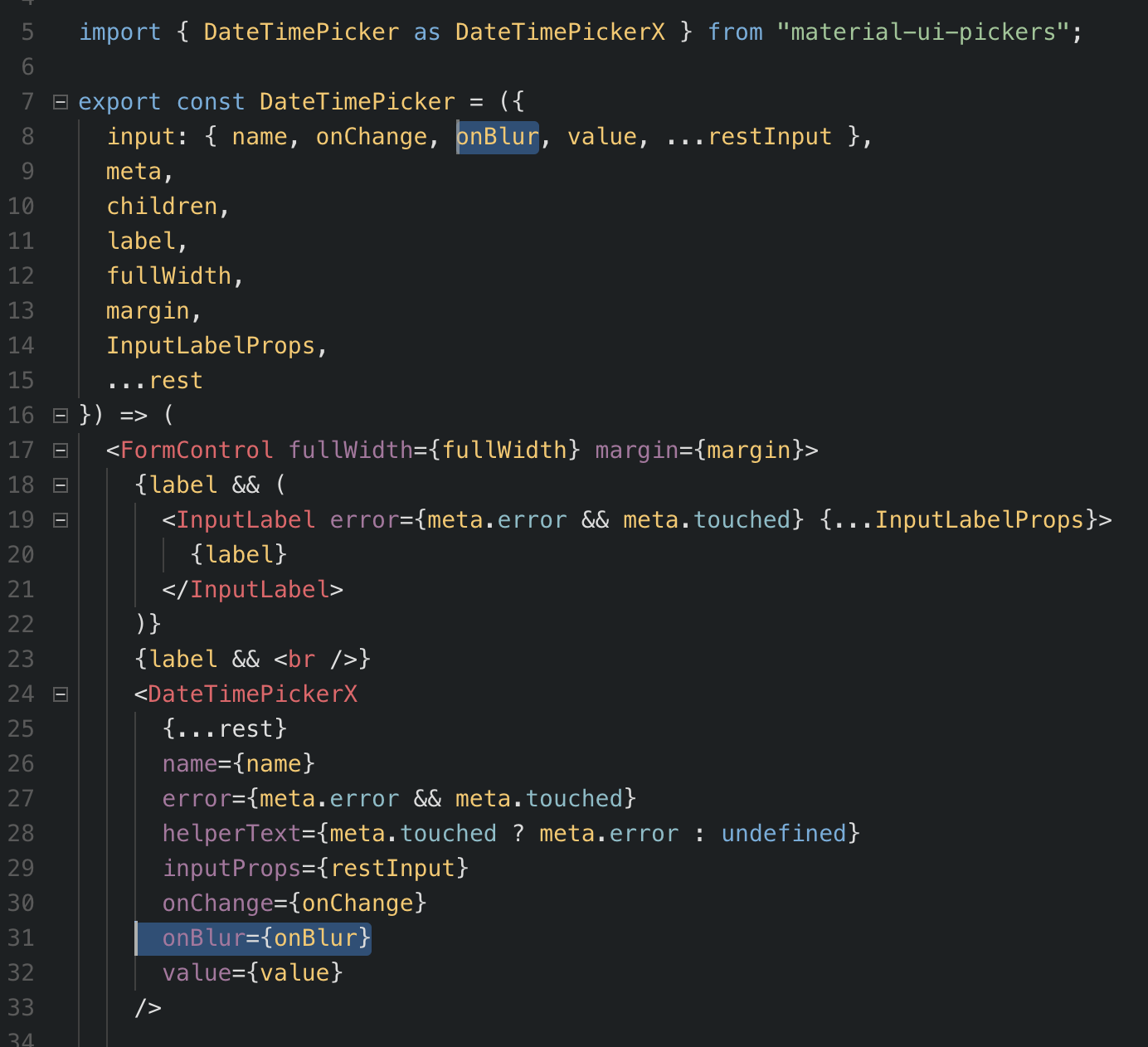 Touched is not effected to react-final-form · Issue #430 · mui/material-ui-pickers · GitHub