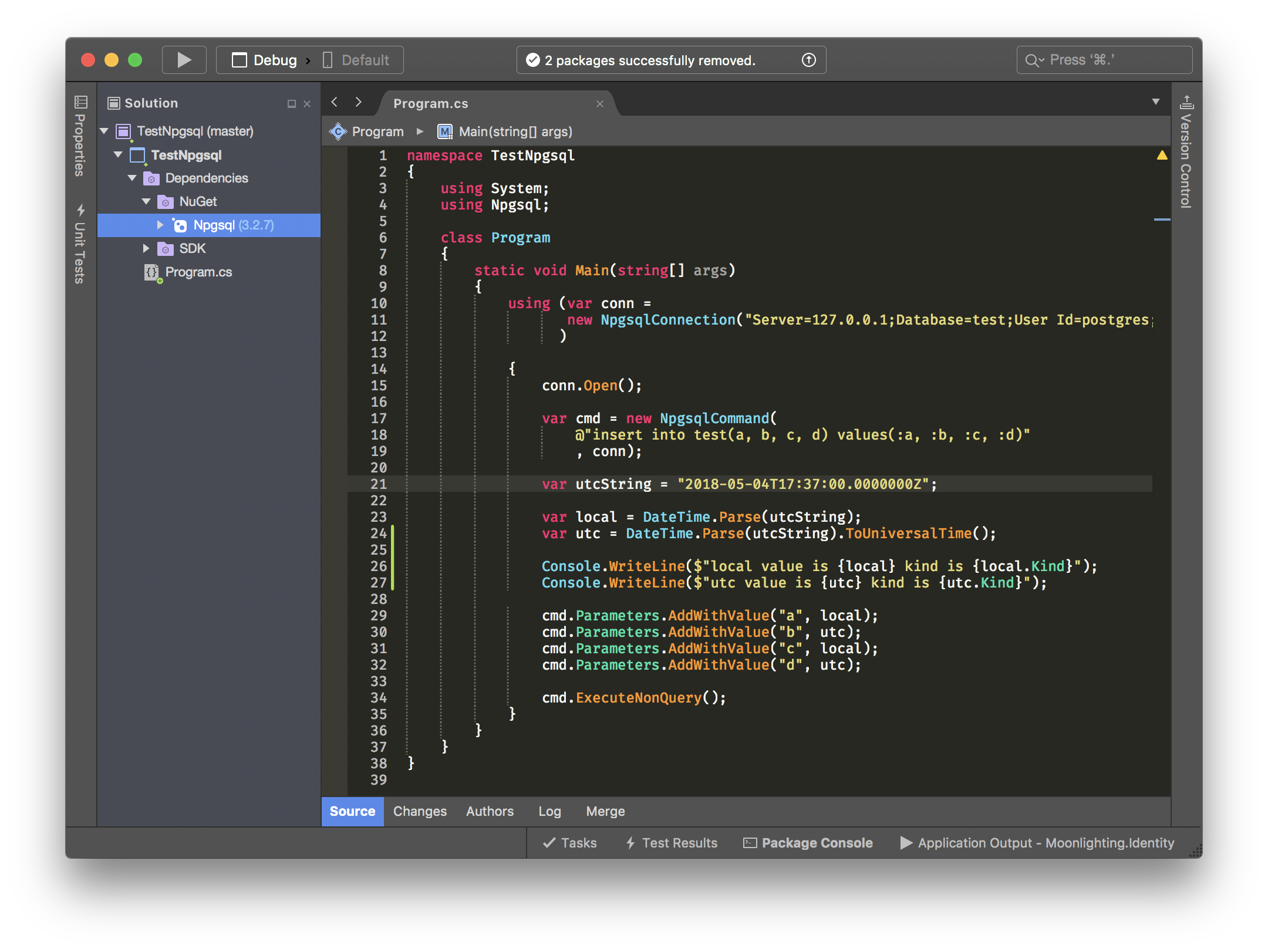 Utc Date Is Not Sent As Is · Issue 1955 · Npgsqlnpgsql · Github