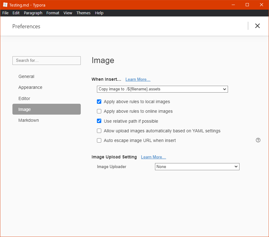 Offer the ability to create relative references to image files · Issue #2560 · marktext/marktext ...