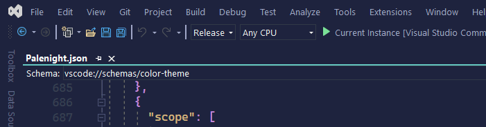 the bgcolor of the selected text · Issue #1 · RJCodeAdvance/PaleNight ...
