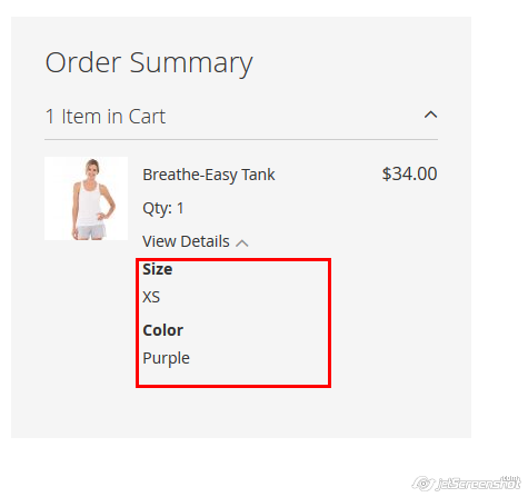 On checkout page product options is not align in order summary · Issue #20134 · magento/magento2 ...