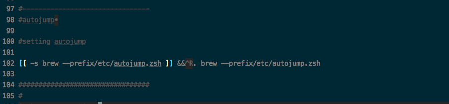 .zshrc: unknown condition: -s, ERROR message · Issue #497 · wting/autojump · GitHub