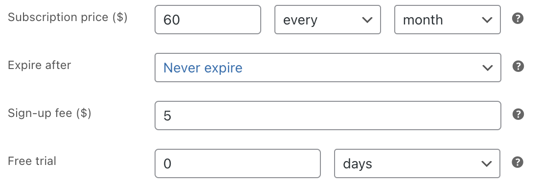 [woocommerce Subscriptions] Display Subscription Details In The Product Detail Screen · Issue