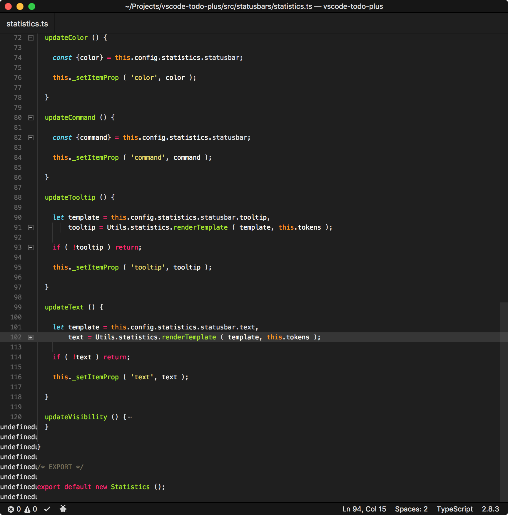 Folding is broken · Issue #50462 · microsoft/vscode · GitHub