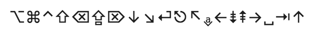 Different style for "enter/return" glyph · Issue #291 · rsms/inter · GitHub