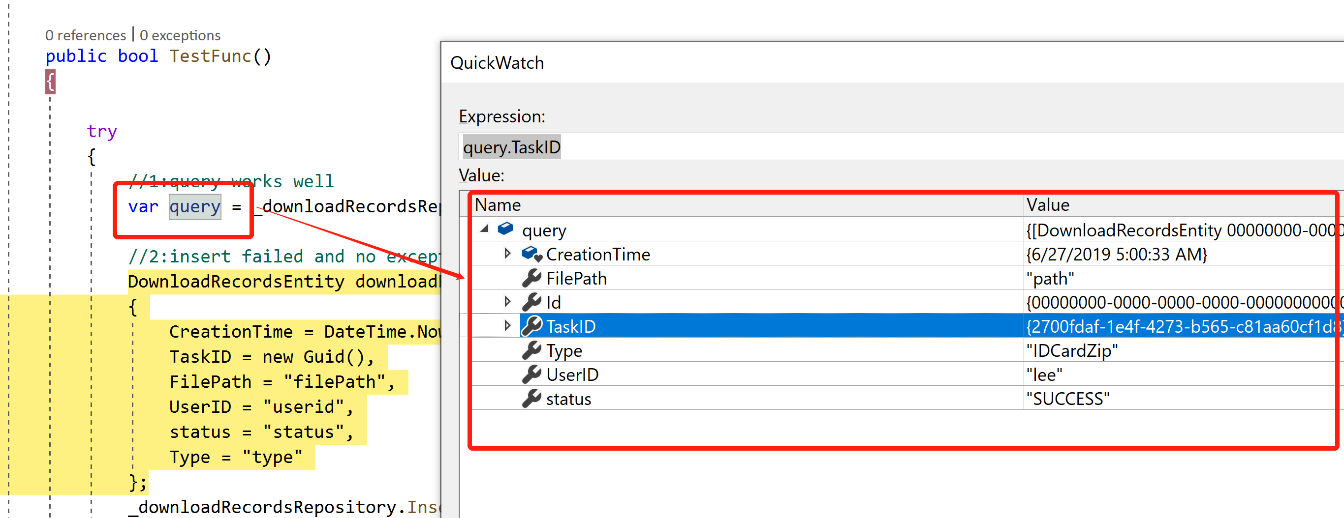 Why the query works fine but cannot insert? · Issue #4654 · aspnetboilerplate/aspnetboilerplate ...