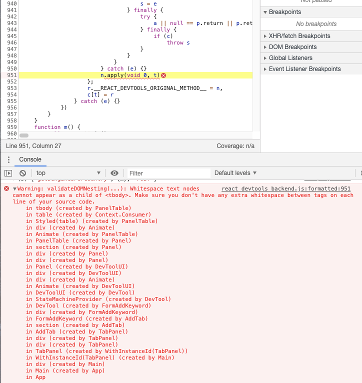 Whitespace Text Node Error · Issue 8 · React Hook Formdevtools · Github