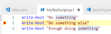 Selection highlight colors within breakpoint (PowerShell ISE Theme ...