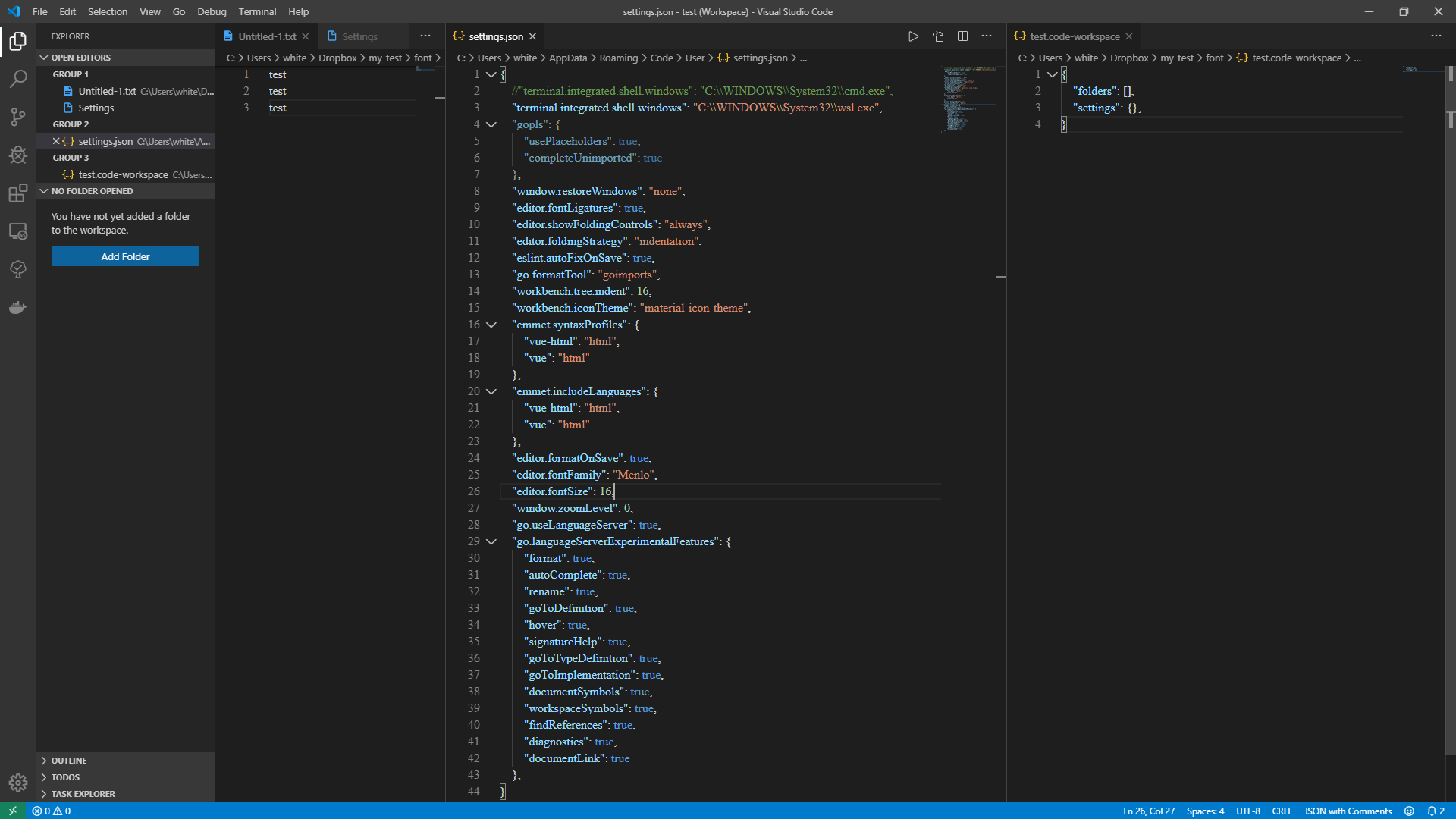 editor.fontfamily not working for custom fonts · Issue #85101 ...