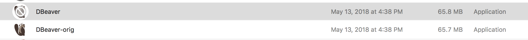 Bug: Wrong installation permissions on Mac High Sierra · Issue #3485 · dbeaver/dbeaver · GitHub