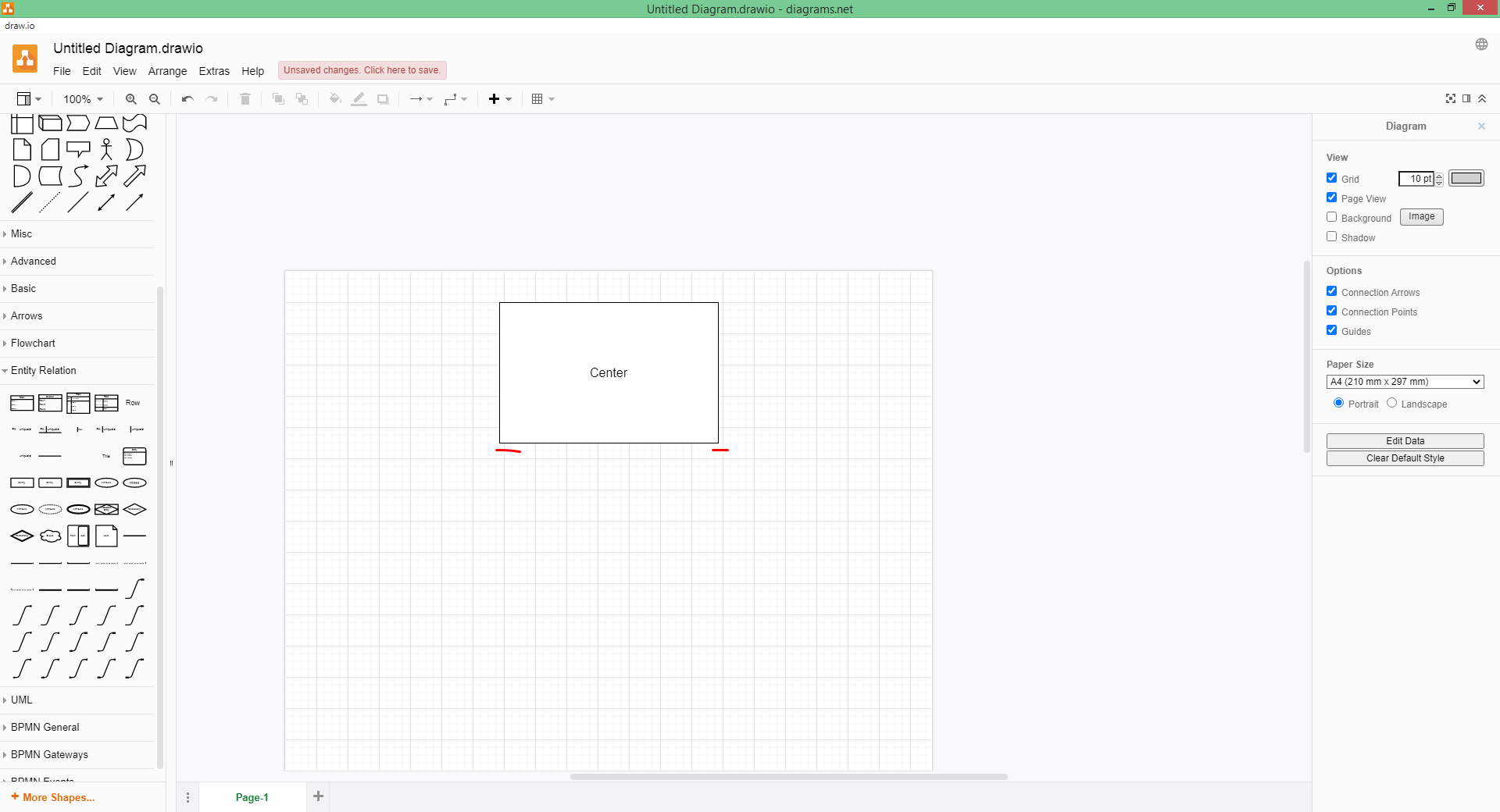 wrong center grid in windows desktop · Issue #312 · jgraph/drawio-desktop · GitHub