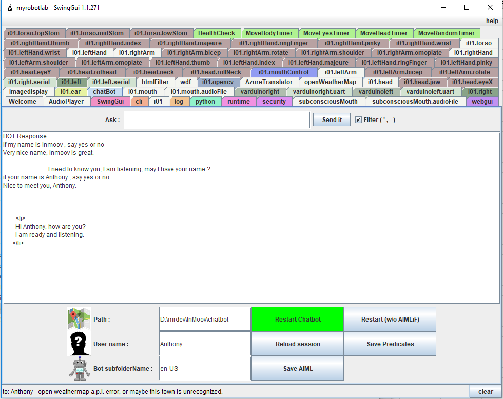 Format chatbot UI · Issue #258 · MyRobotLab/myrobotlab · GitHub