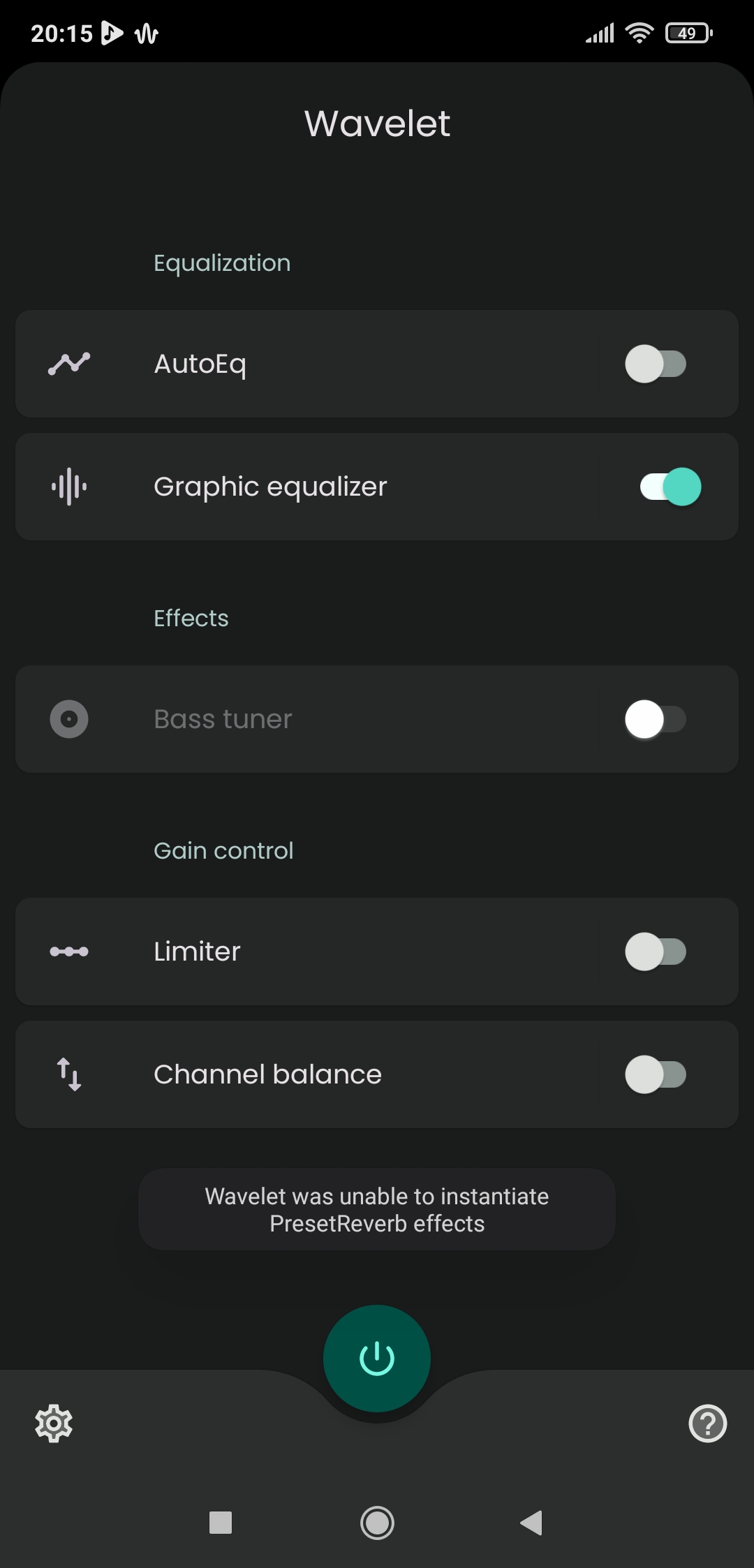 Issue: Wavelet was unable to instantiate PresetReverb Effects error on each load · Issue #143 ...