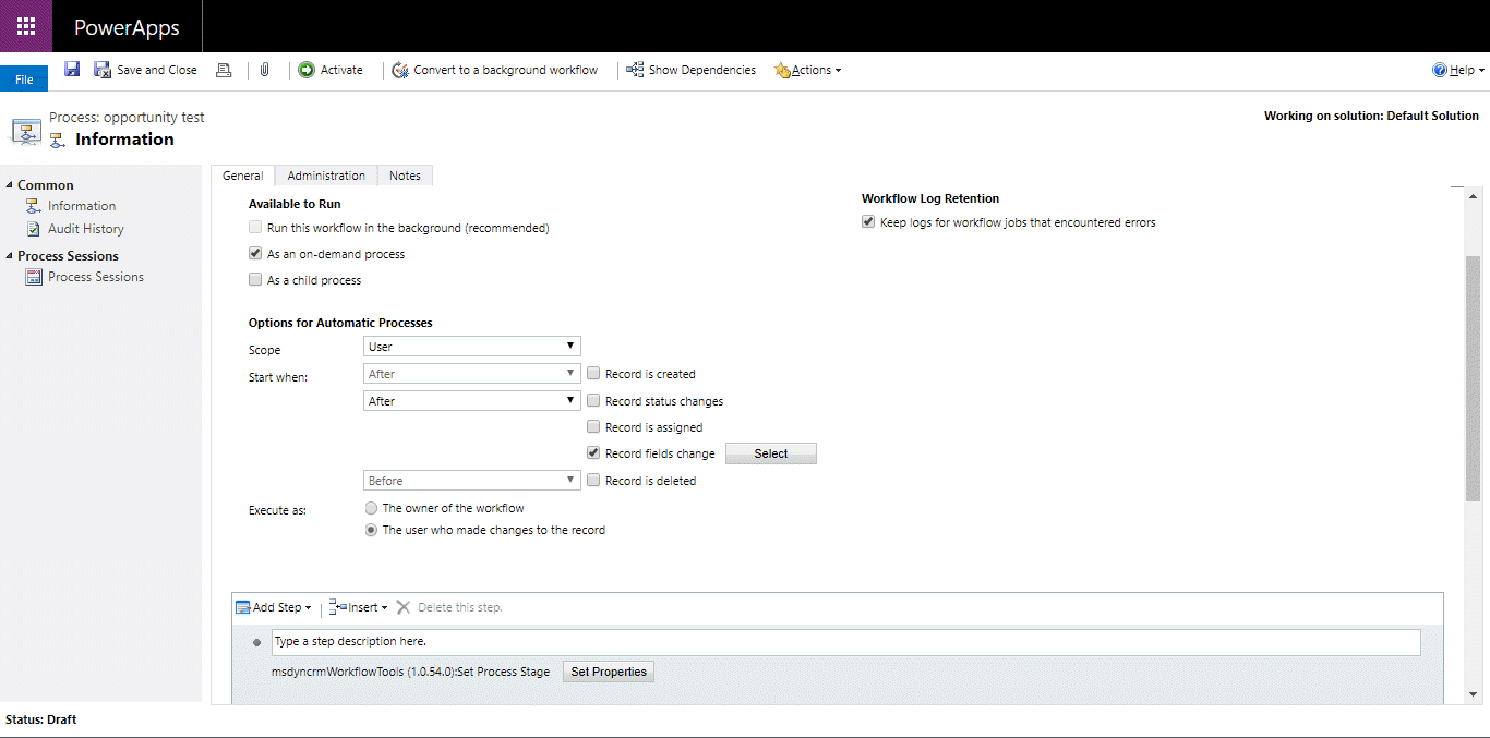 1.0.53.0 - Set Process Stage - Unhandled exception · Issue #112 · demianrasko/Dynamics-365 ...