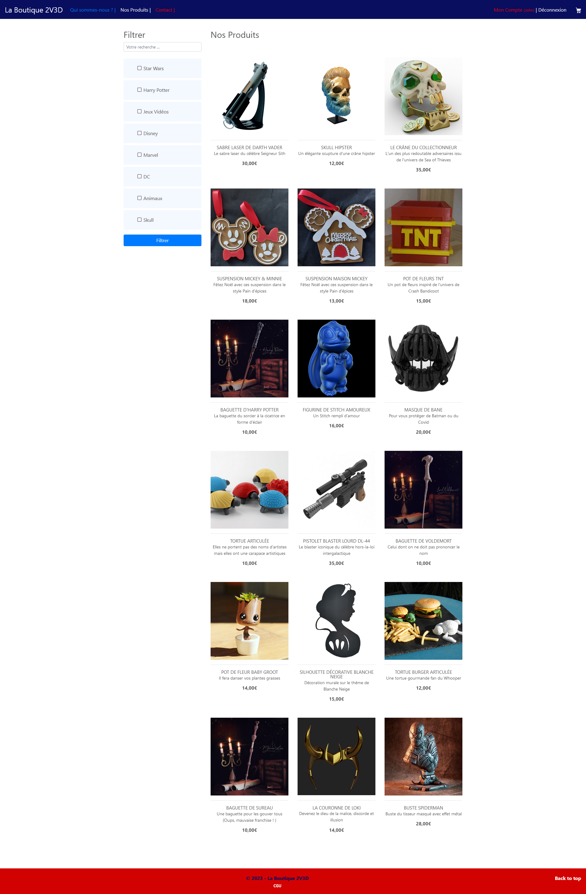 GitHub - Valentin0u/La-Boutique-2V3D: Ce projet de site e-commerce est le rendu final pour l ...