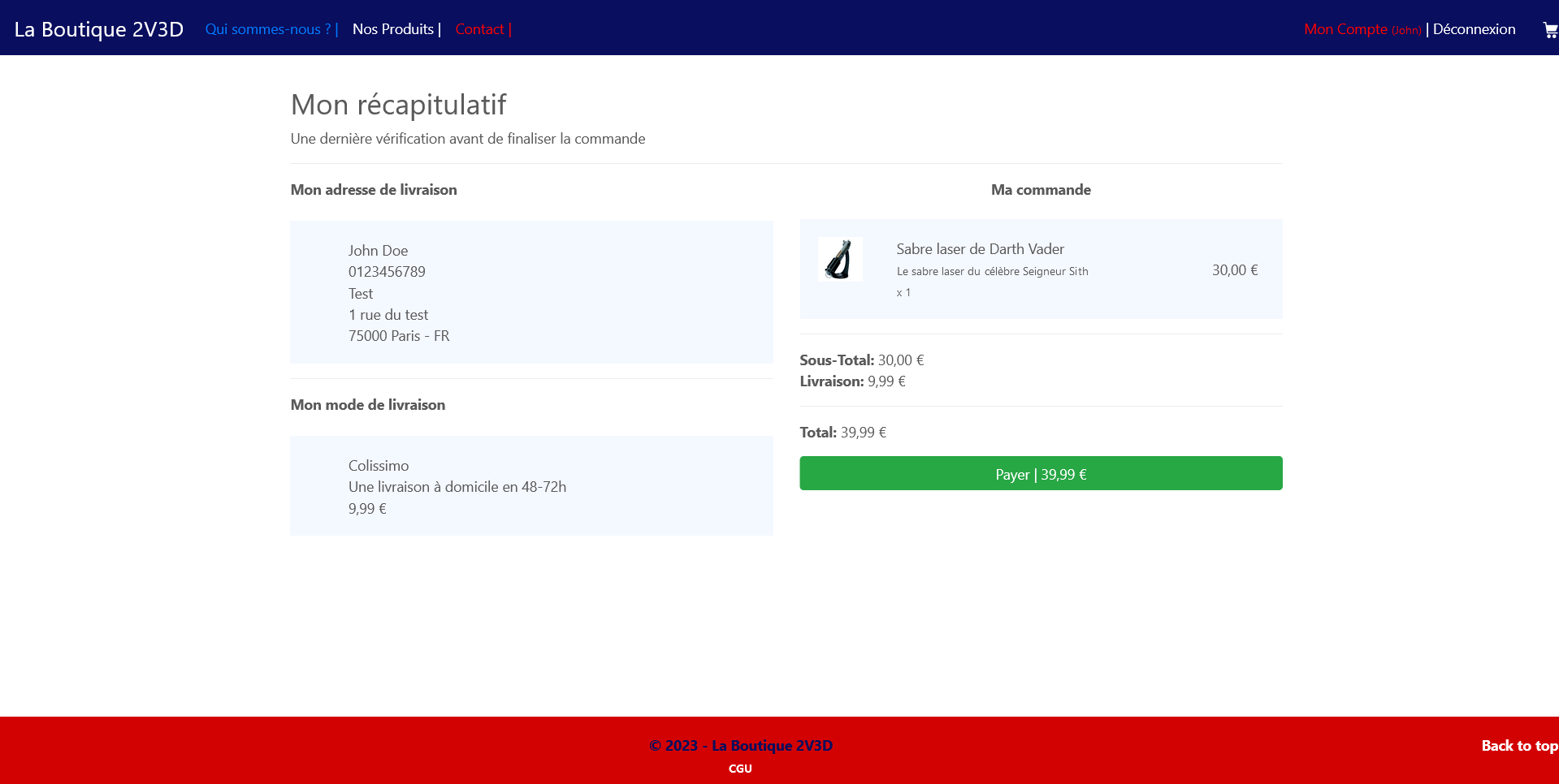GitHub - Valentin0u/La-Boutique-2V3D: Ce projet de site e-commerce est le rendu final pour l ...