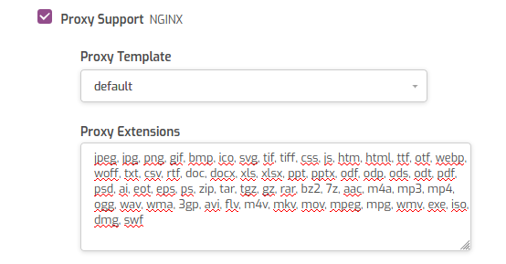 Feature Request: Remove Proxy Extensions option from Edit Web under nginx · Issue #738 ...