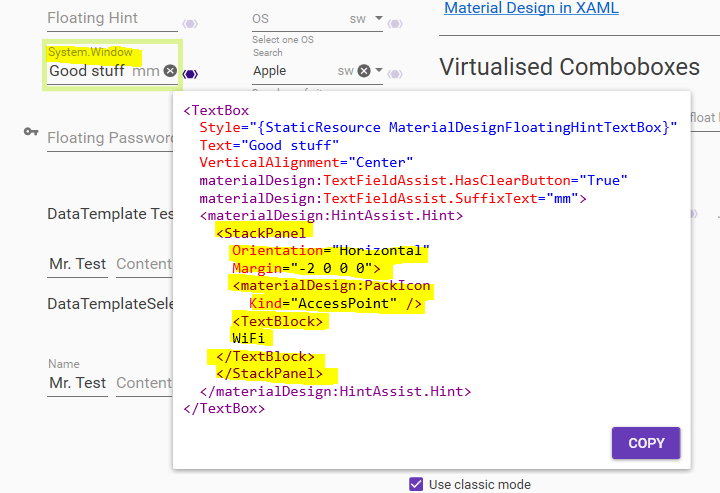 FloatingHintTextBox wrong sample in Demo · Issue #1635 · MaterialDesignInXAML ...