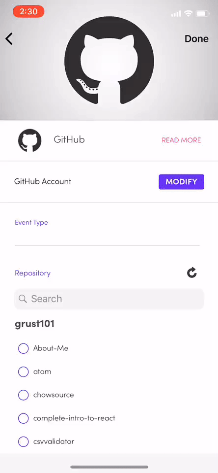 Flic Triggered Action · Actions · GitHub Marketplace · GitHub