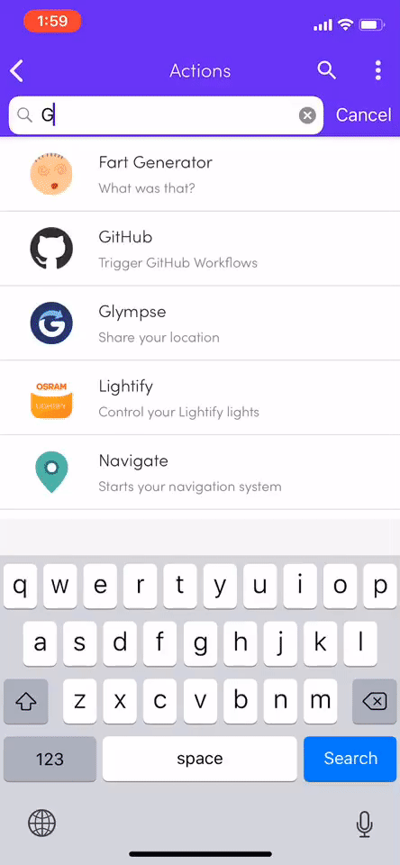 Flic Triggered Action · Actions · GitHub Marketplace · GitHub