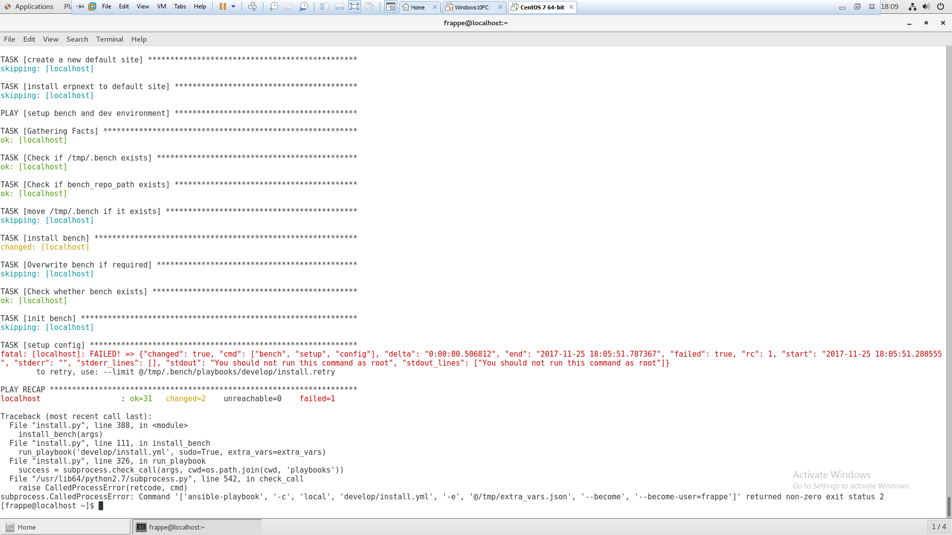 Installation Issue · Issue #4536 · frappe/frappe · GitHub