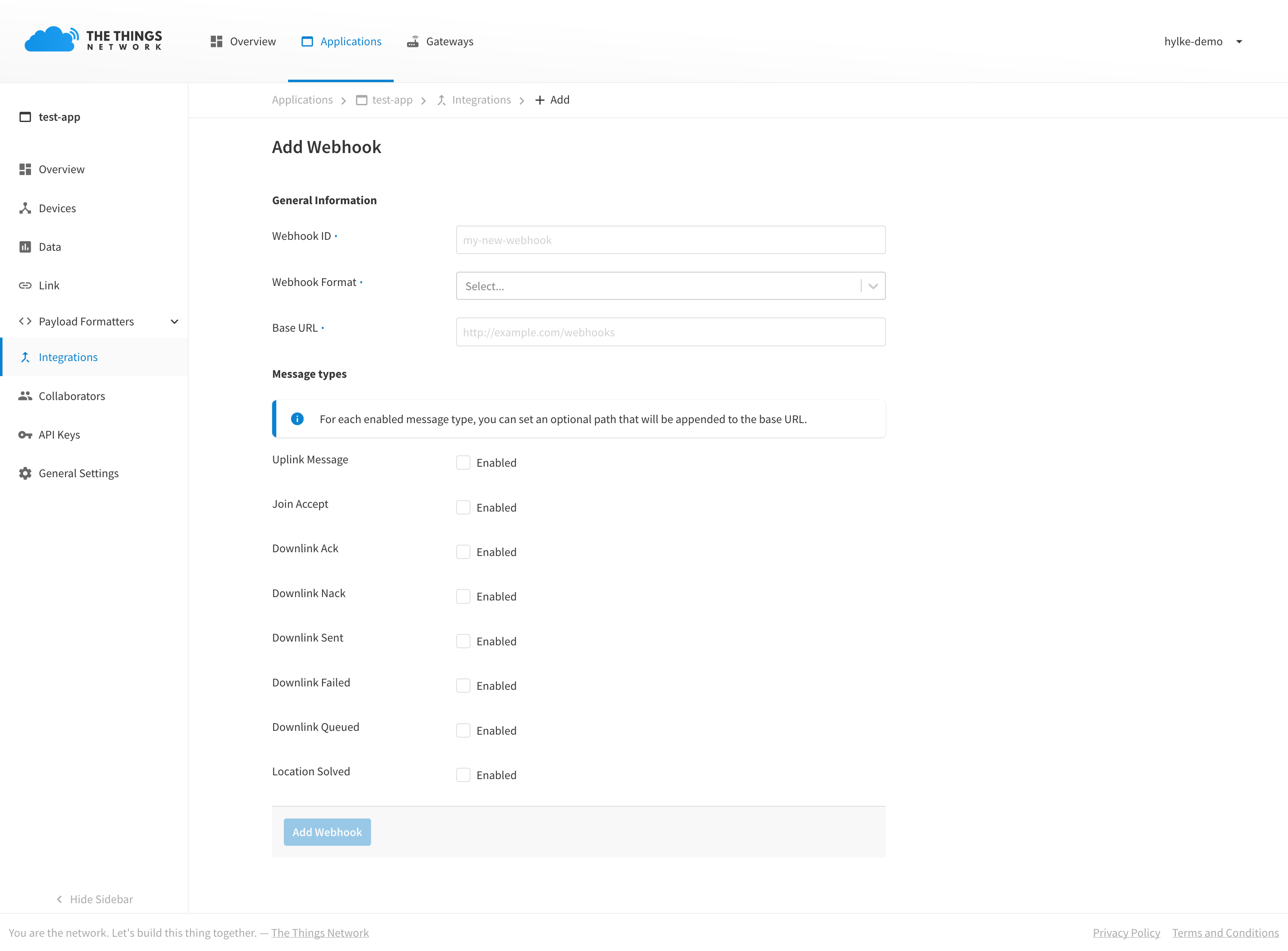 Missing headers from Webhook configuration · Issue #938 · TheThingsNetwork/lorawan-stack · GitHub